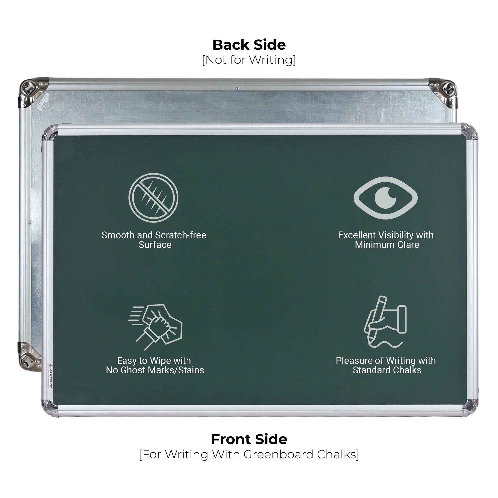 Alkosign Astra Super Green Chalk Board: Durable & Versatile