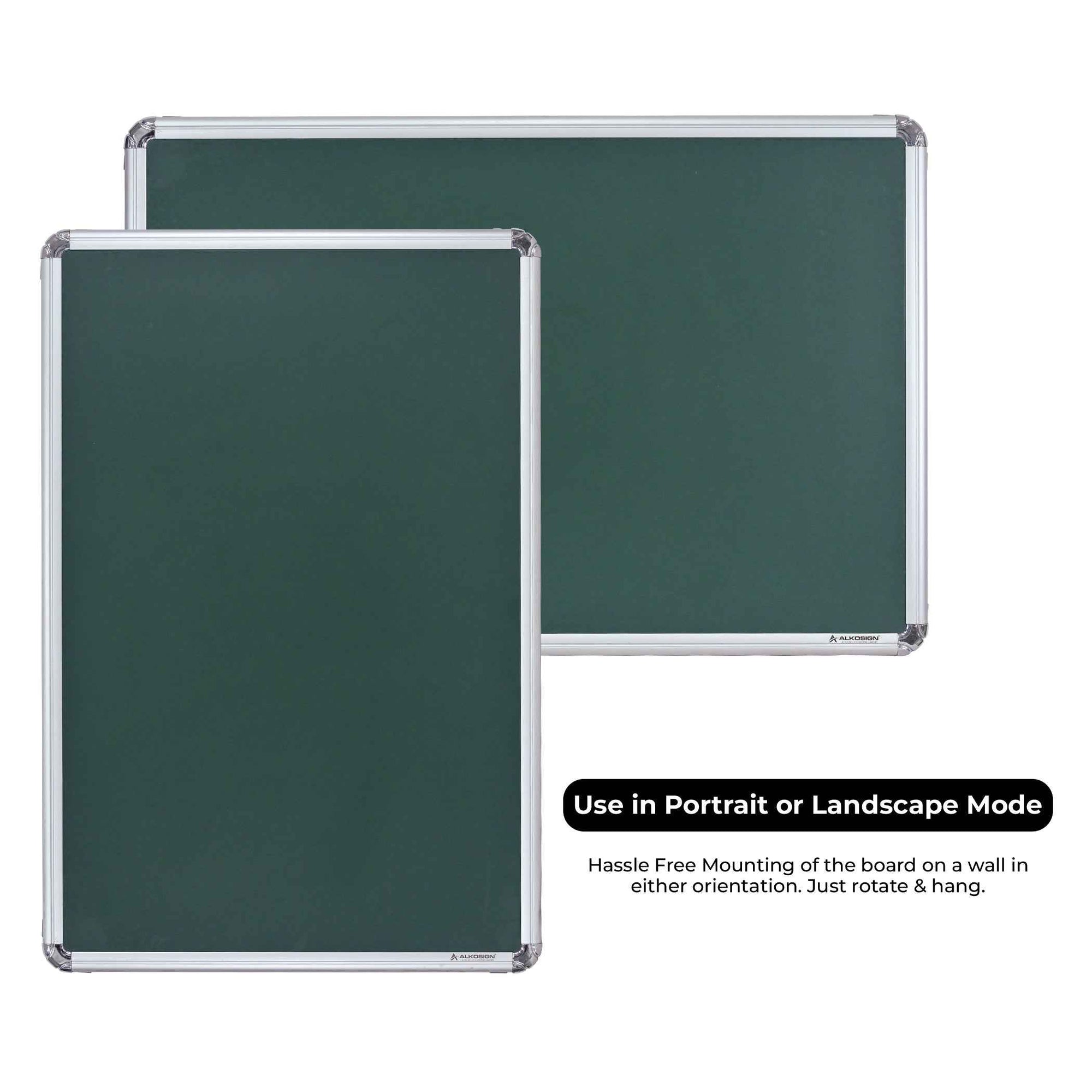 Alkosign Astra Super Green Chalk Board: Durable & Versatile