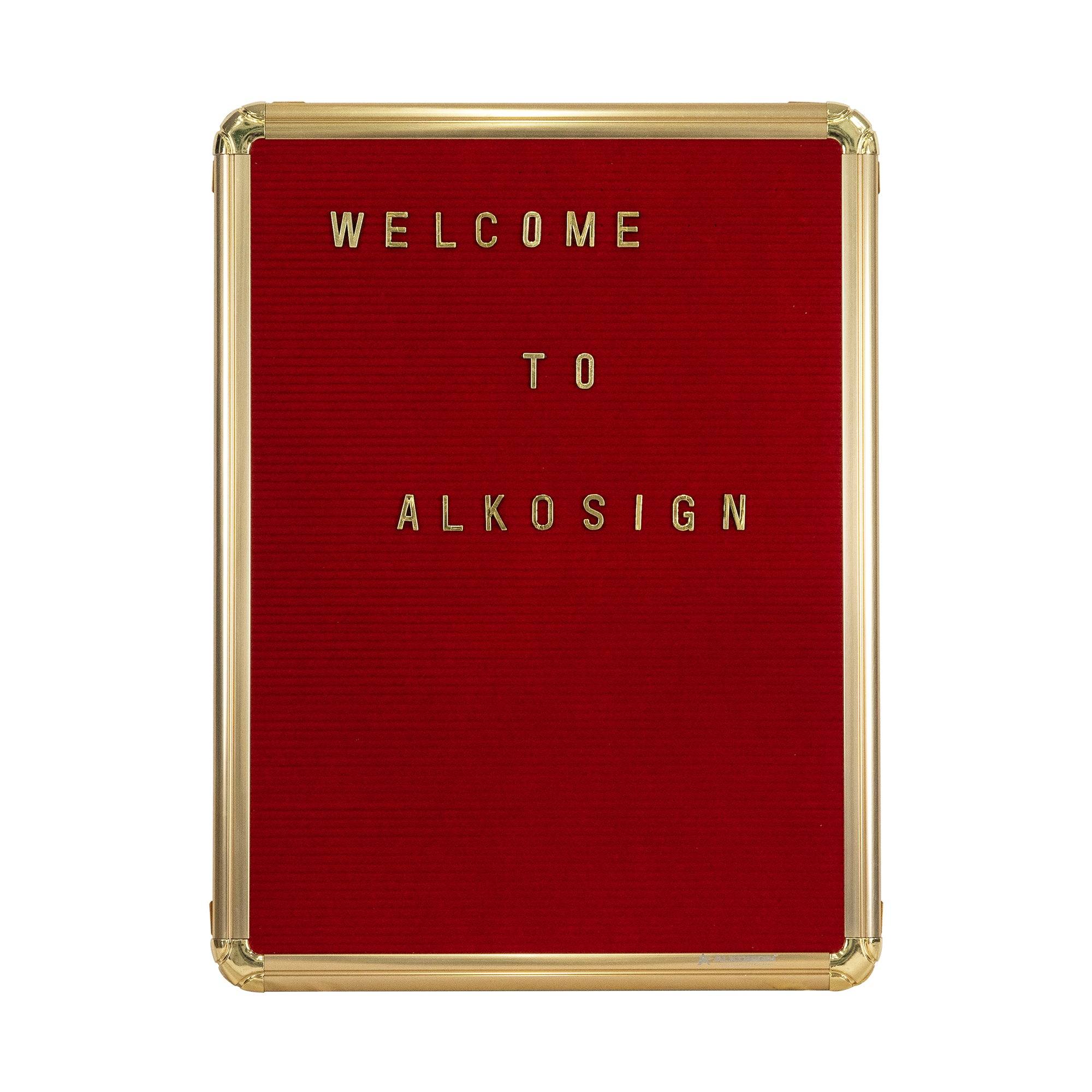 Gold Foiled Plastic Letters Board Manufacturer & Golden Figures | Alkosign