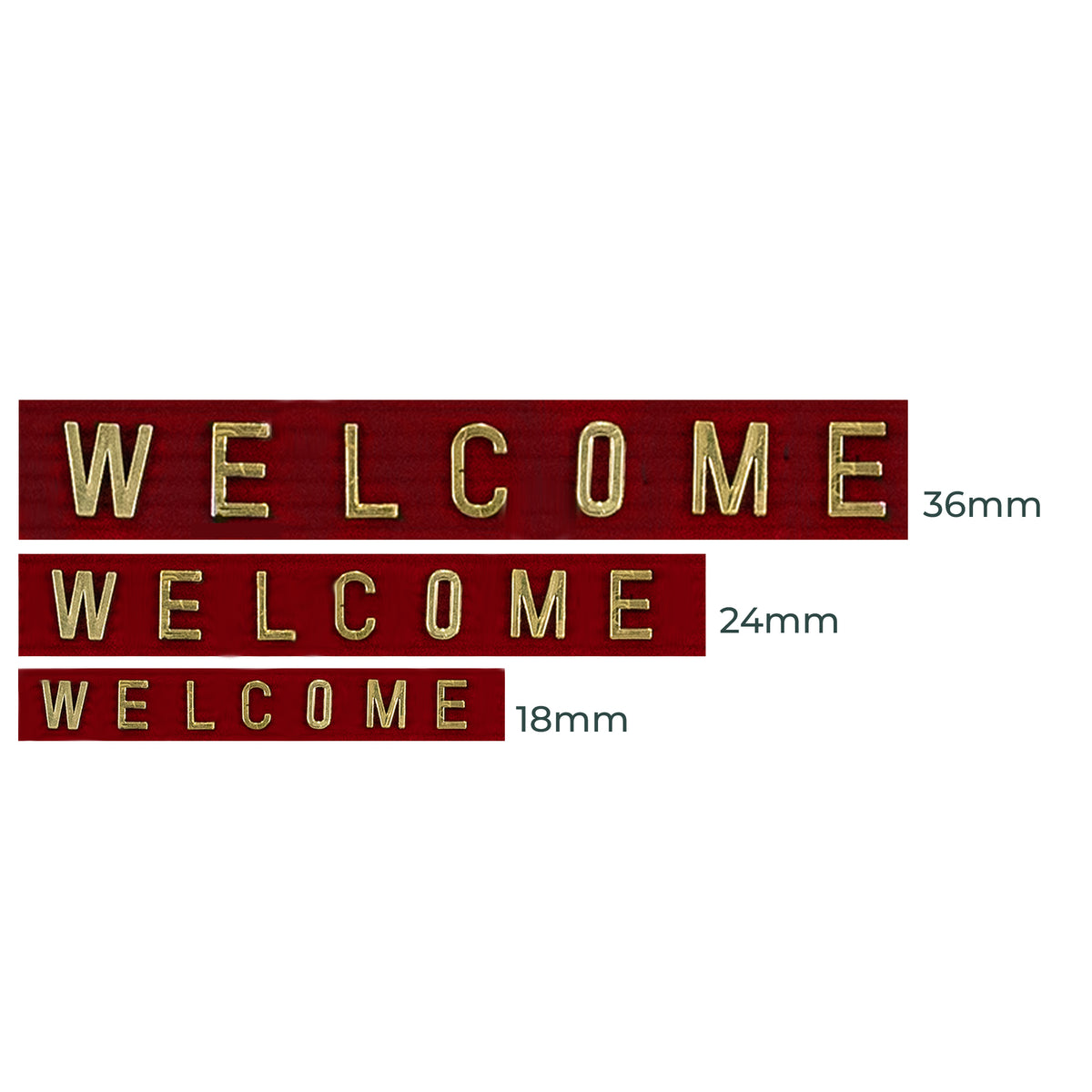 Gold Foiled Plastic Letters Board Manufacturer & Golden Figures | Alkosign