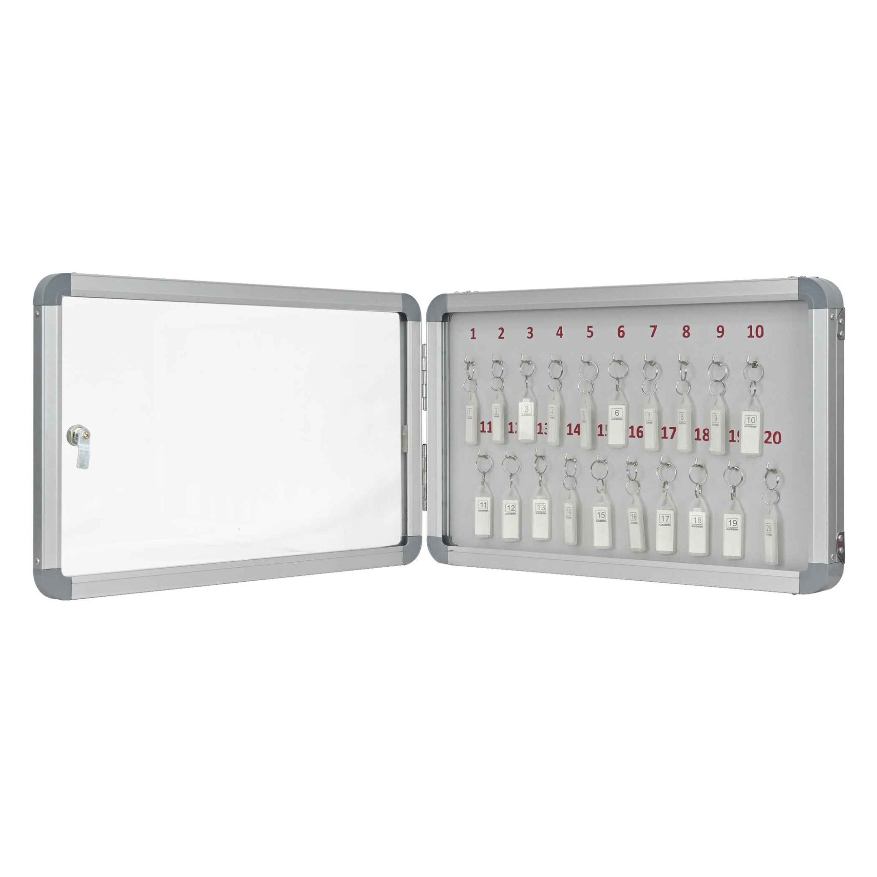 Key Cabinet With Laminated Back for Secure Office Storage