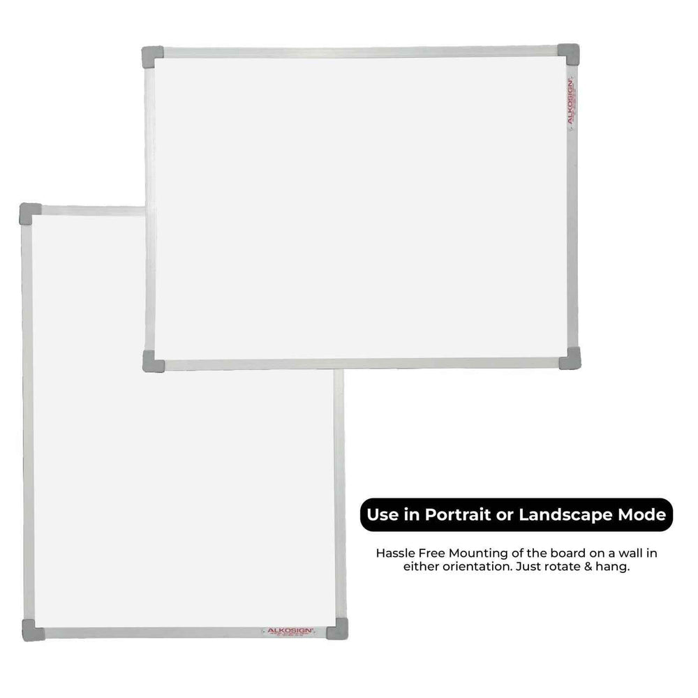 Platinum Series Magnetic White Dry Erase Board: Durable & Clear