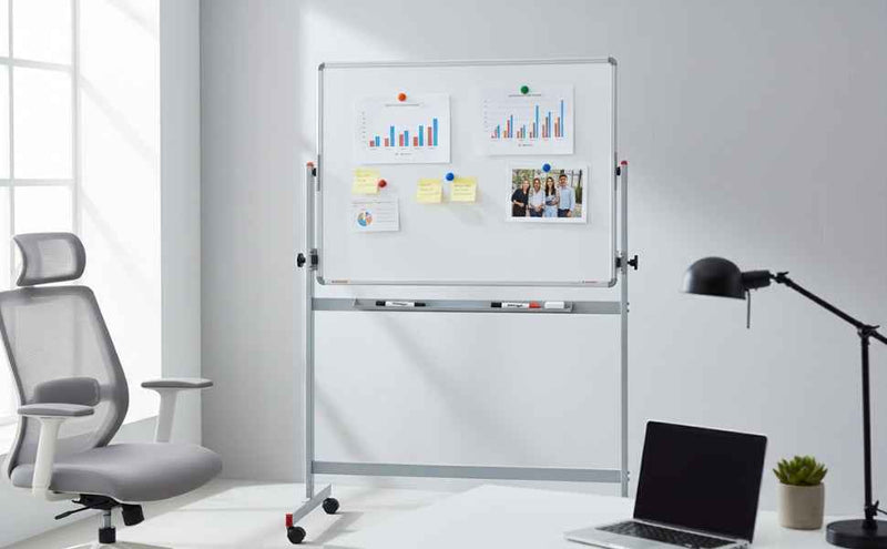 Revolving Movable Stand for Writing Boards - Durable & Stylish